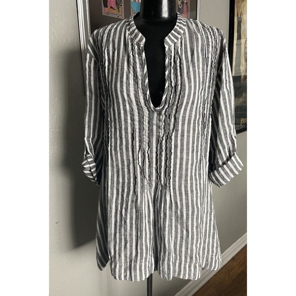 CP Shades | Dresses | Cp Shades Regina Stripe Tunicdress Top Pintuck ...